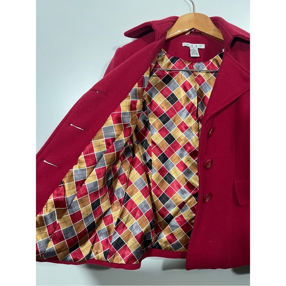 CAbi | Jackets & Coats | Vintage Cabi Wool Pea Coat In Red Sz 2 With ...